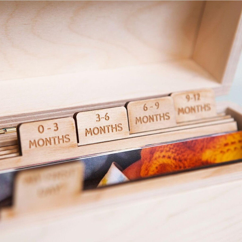First Year New Baby Photo Box | Clouds and Currents